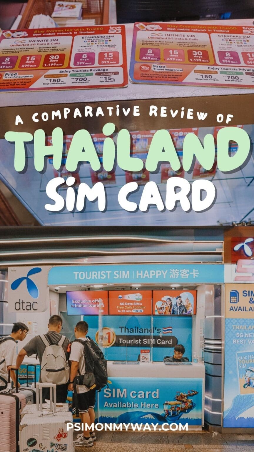 Thailand SIM Card comparative guide: e-SIM, AIS, DTAC or TrueMove H ...